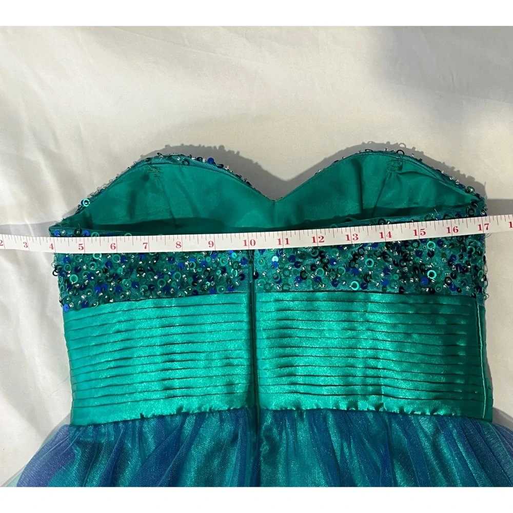 Cecily Brown | Dresses | Cecily Brown Strapless Beaded Bodice Pleated ...
